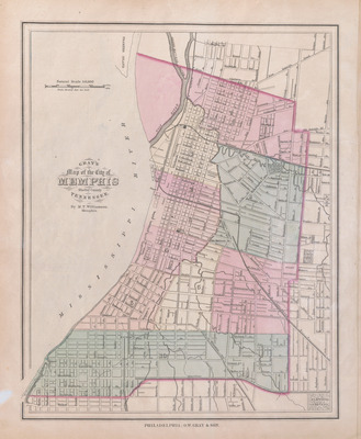 "Map: Memphis, Tennessee, 1876"