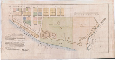 "Map: Plat of Fort Pickering, Tennessee, 1843"