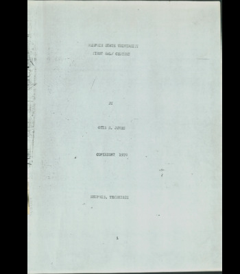 "Memphis State University: First Half Century, 1970"