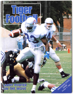 "1992 Memphis State University vs Arkansas State University football pr"
