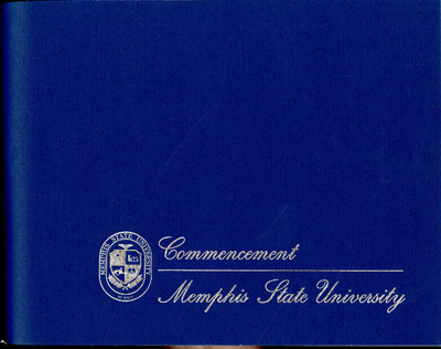 "1993 December Memphis State University commencement program"